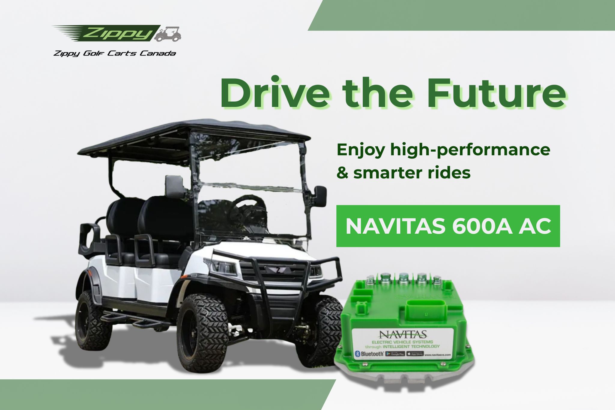 Smarter Golf Carts with Navitas Controllers - Zippy Golf Cart